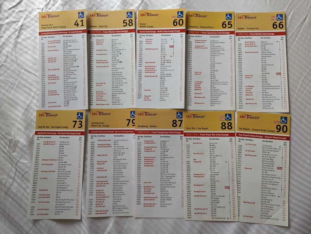 SBS Transit 6th Gen Bus Guides, Hobbies & Toys, Memorabilia ...