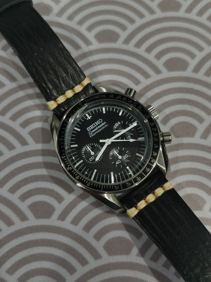 Seiko Mod custom Speedmaster, Men's Fashion, Watches & Accessories ...