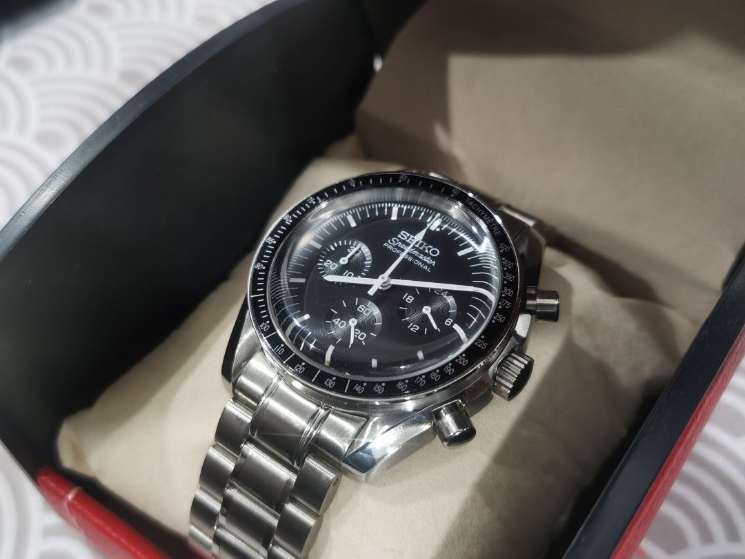 Seiko Mod custom Speedmaster, Men's Fashion, Watches & Accessories ...