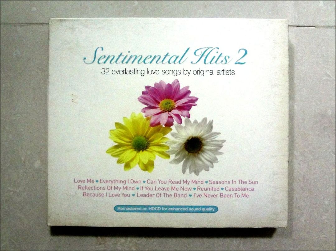Sentimental Hits 2 CD Nice 80s Singer Hits 2 CD Set, Hobbies & Toys ...