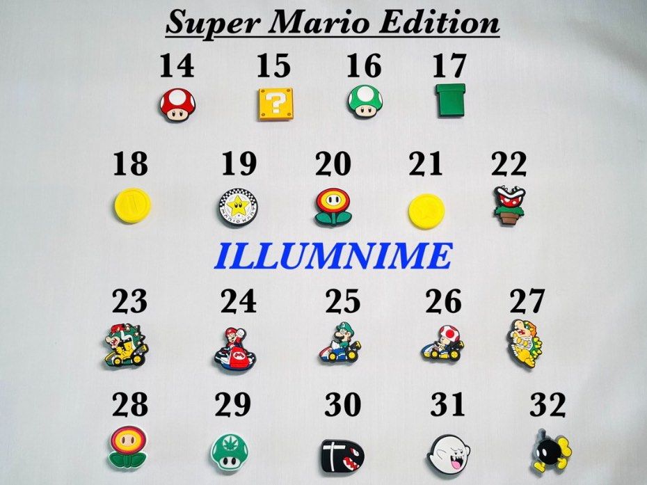 [SG LOCAL STOCK] Crocs Jibbitz(PVC) BT21 Horoscope Super Mario Pets ...