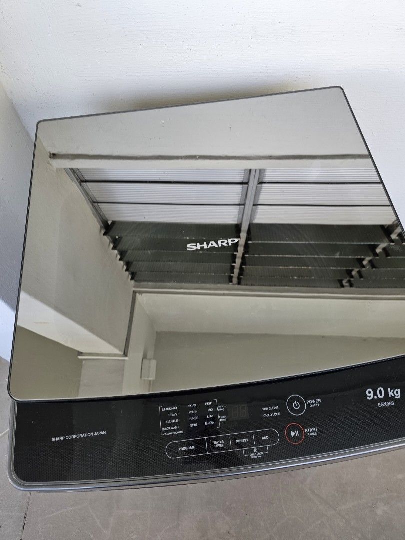 Sharp 9.0kg Top Load Washing Machine, TV & Home Appliances, Washing ...