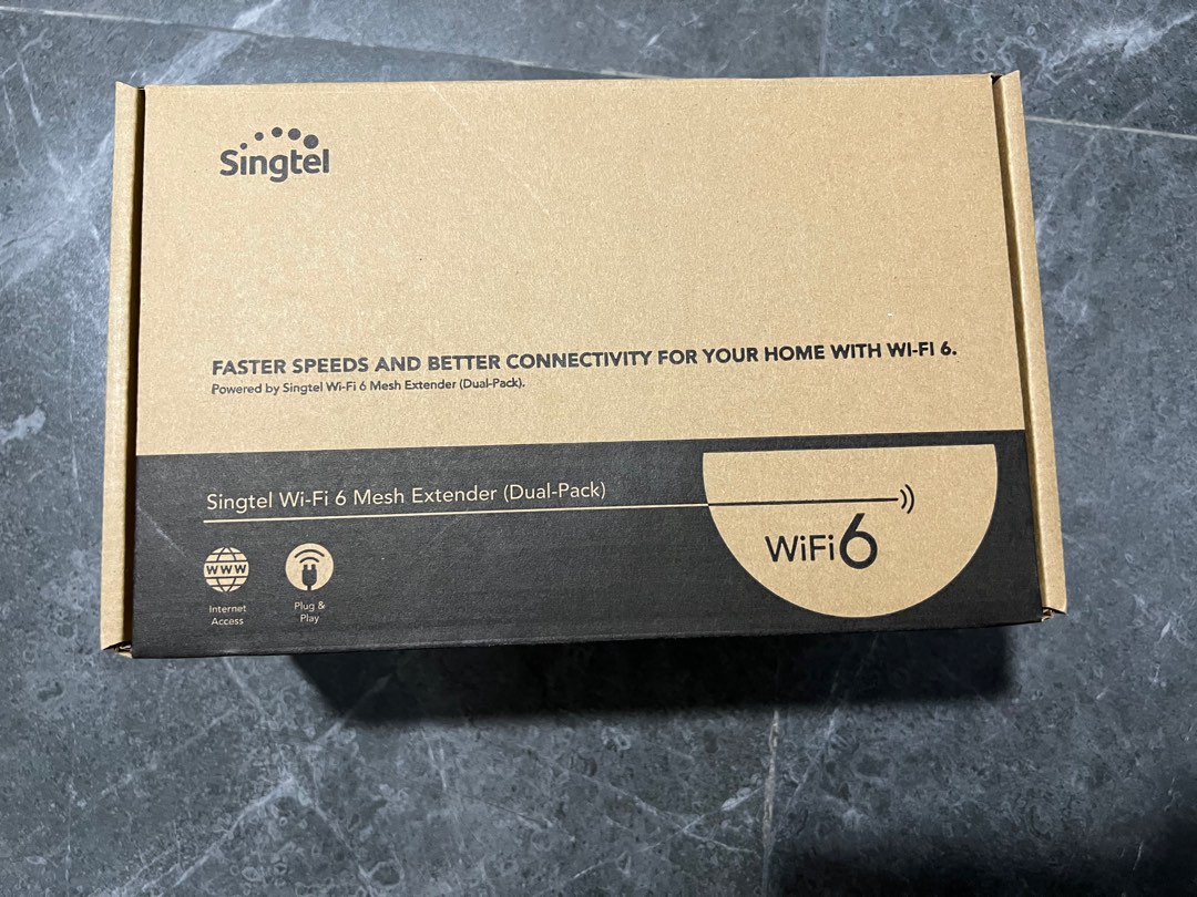 Singtel Wi-Fi 6 Mesh, Computers & Tech, Parts & Accessories, Networking on Carousell
