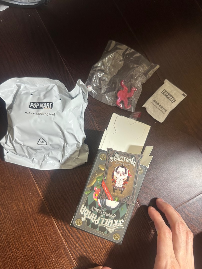 Skull Panda Addams Family Secret Deadpan Wednesday, Hobbies & Toys ...