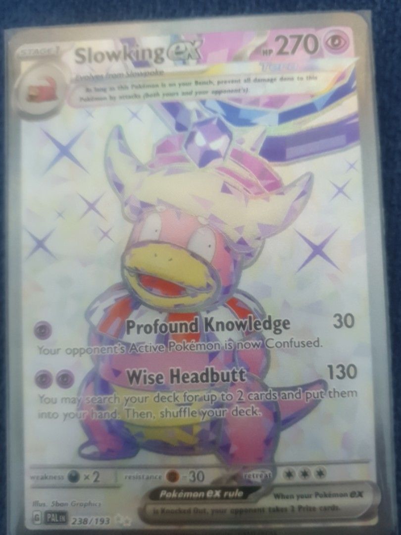 Slowking ex - Full Art Secret Rare, Hobbies & Toys, Toys & Games on ...
