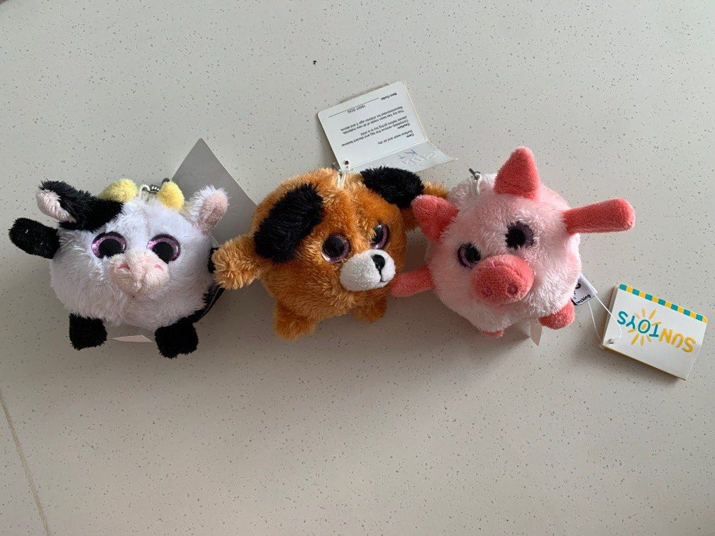Soft toy keychains, Hobbies & Toys, Toys & Games on Carousell
