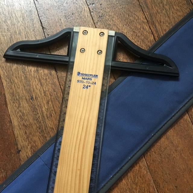 STAEDTLER T-SQUARE (970 70 24) 24" DETACHABLE HEAD, Hobbies & Toys ...
