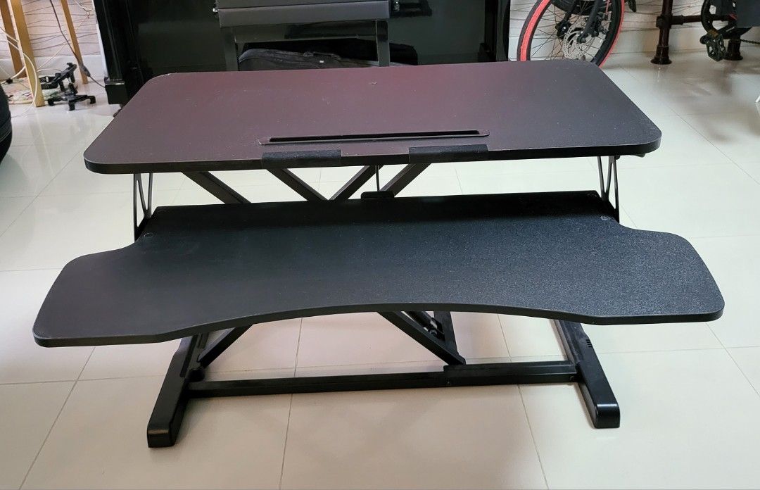 Stand Up Desk Riser Standing Converter Table With Adjustable Height ...