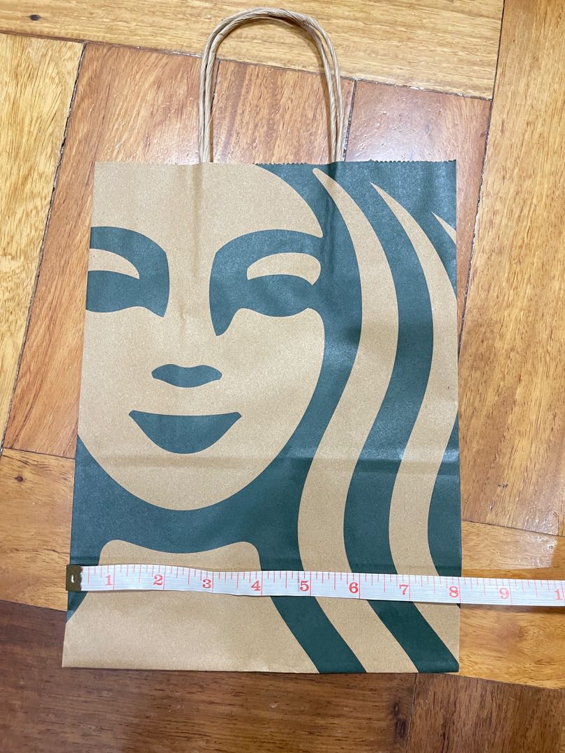 Starbucks Paper Bag siren mermaid design authentic 8 x 11 inches on ...