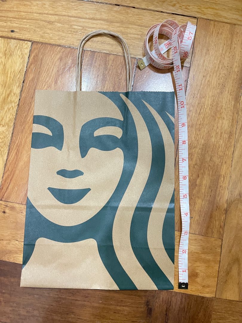 Starbucks Paper Bag siren mermaid design authentic 8 x 11 inches on ...