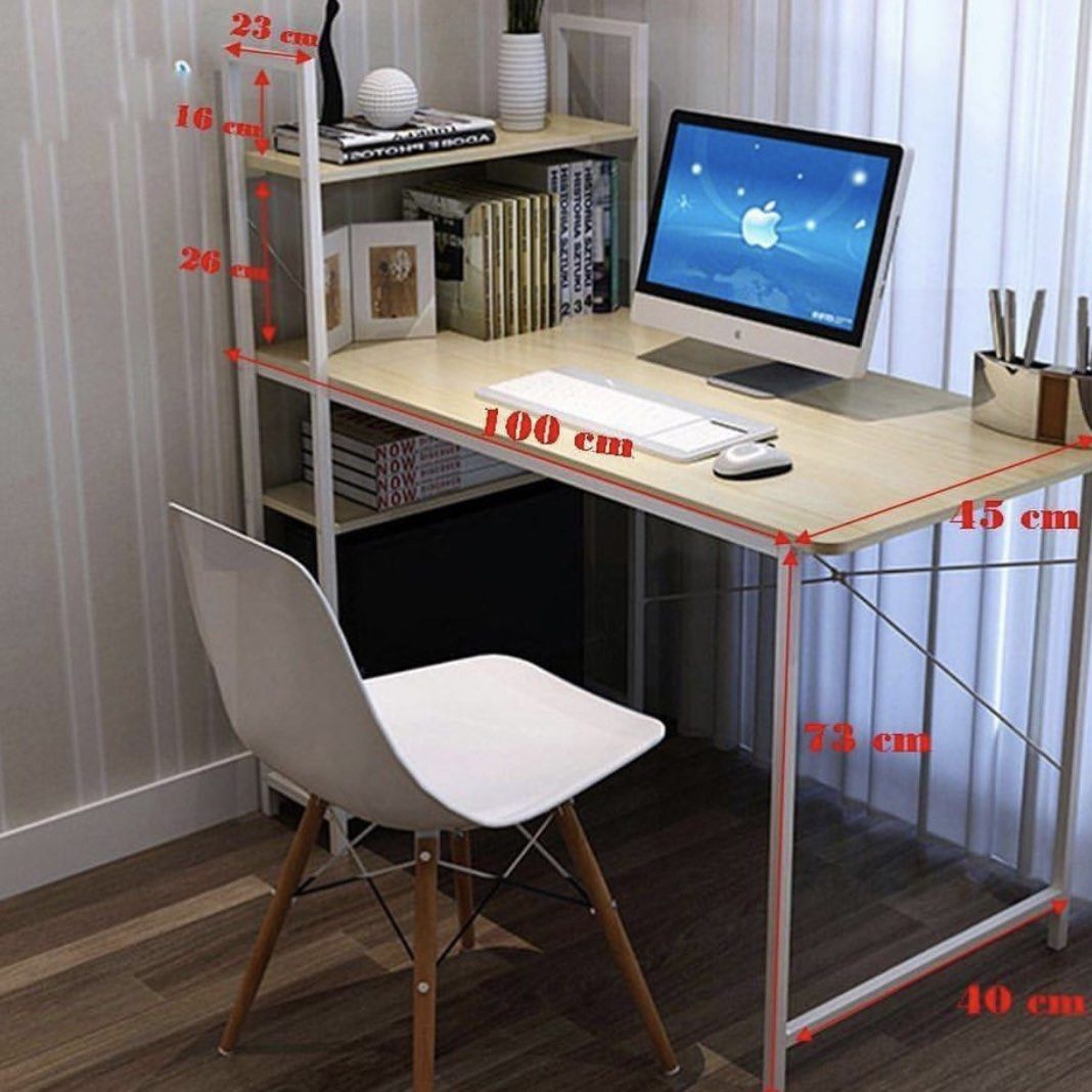 Study table with storage area on Carousell