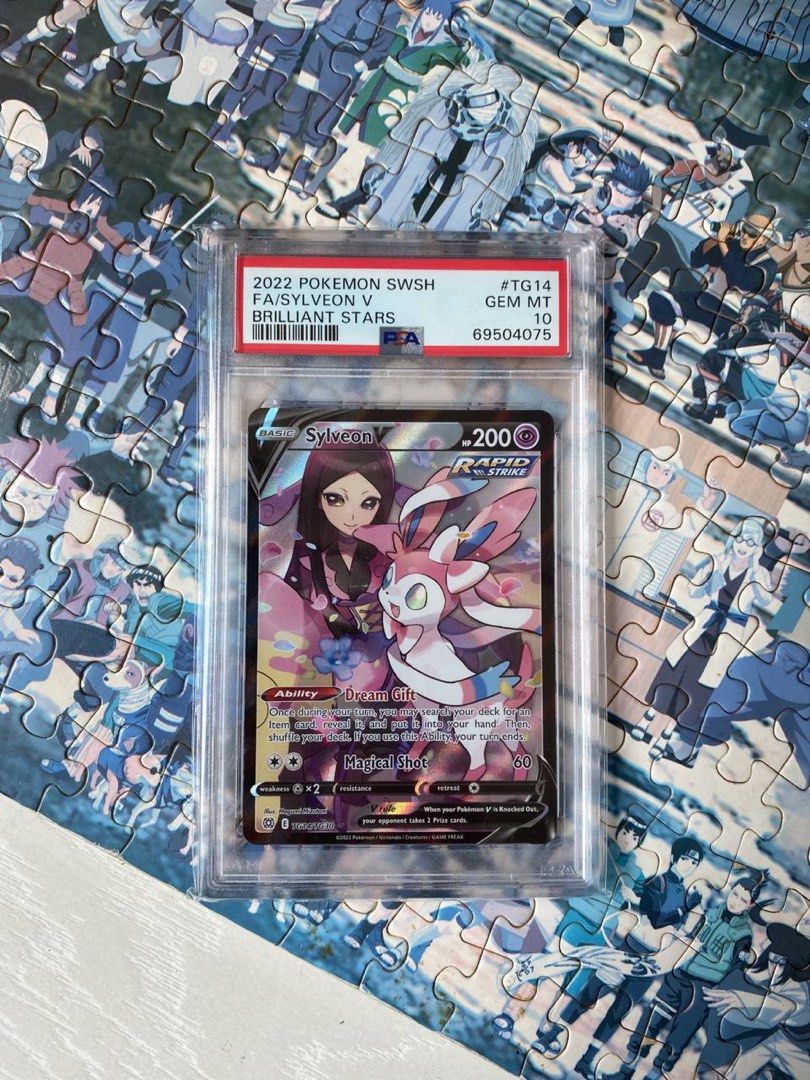 Sylveon V BRS PSA10, Hobbies & Toys, Toys & Games on Carousell