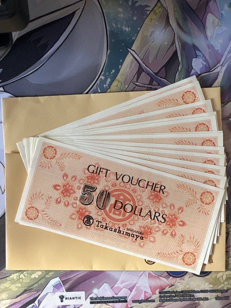 Takashimaya Vouchers ($600 Total), Tickets & Vouchers, Vouchers on Carousell