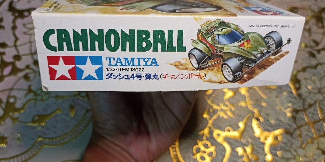 Tamiya Mini 4wd Type 3 Chassis Dash4 Cannonball Gold Plated, Hobbies ...