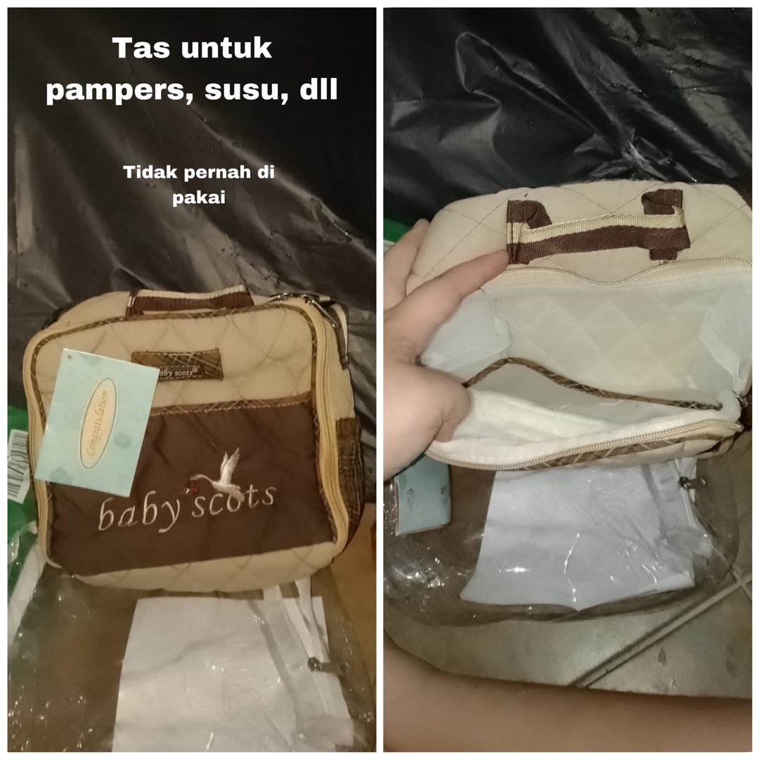 Tas diapers dan botol susu anak bayi baby scott, Bayi & Anak, Lainnya ...