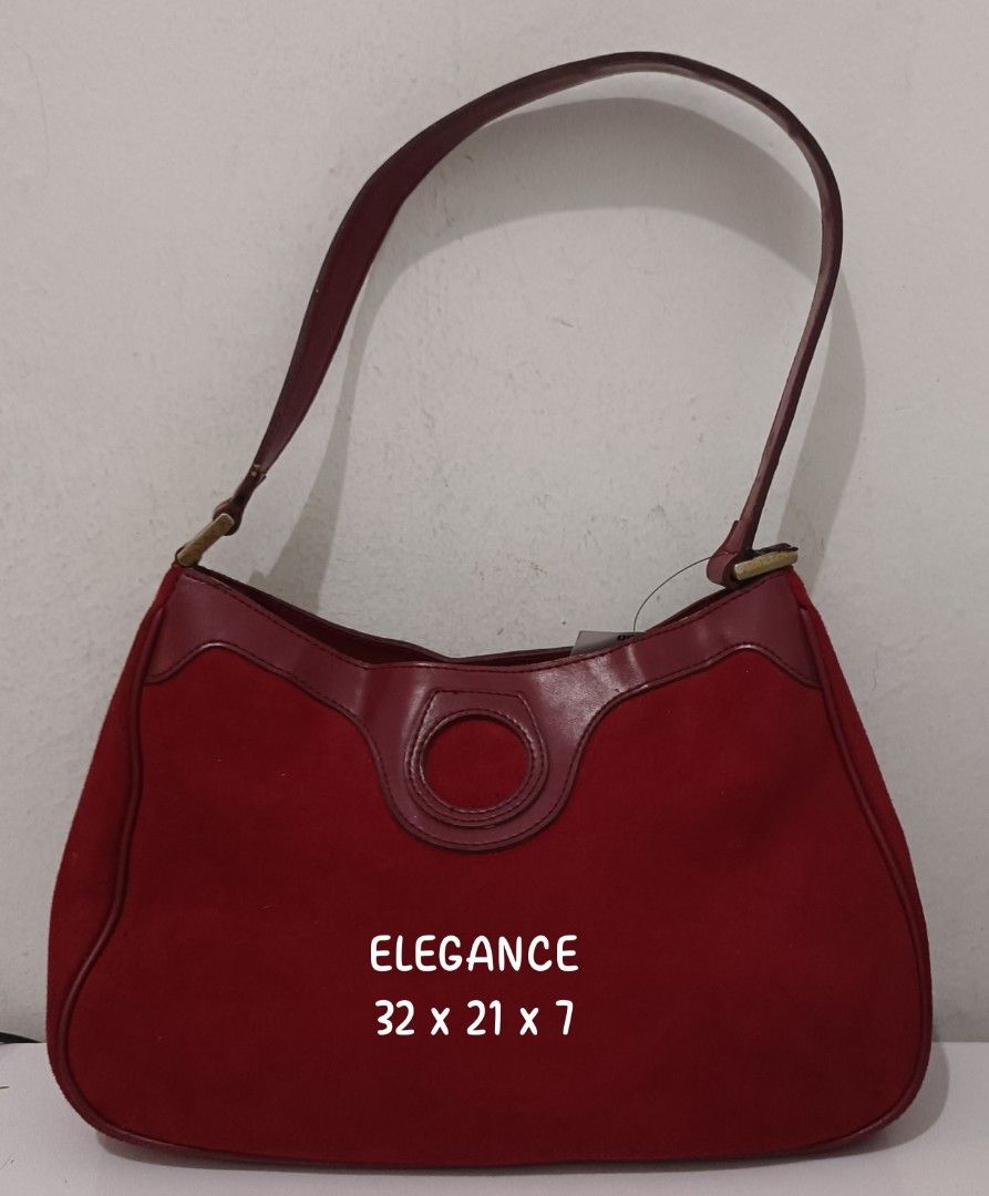 Tas Elegance Preloved Second, Fesyen Wanita, Tas & Dompet di Carousell