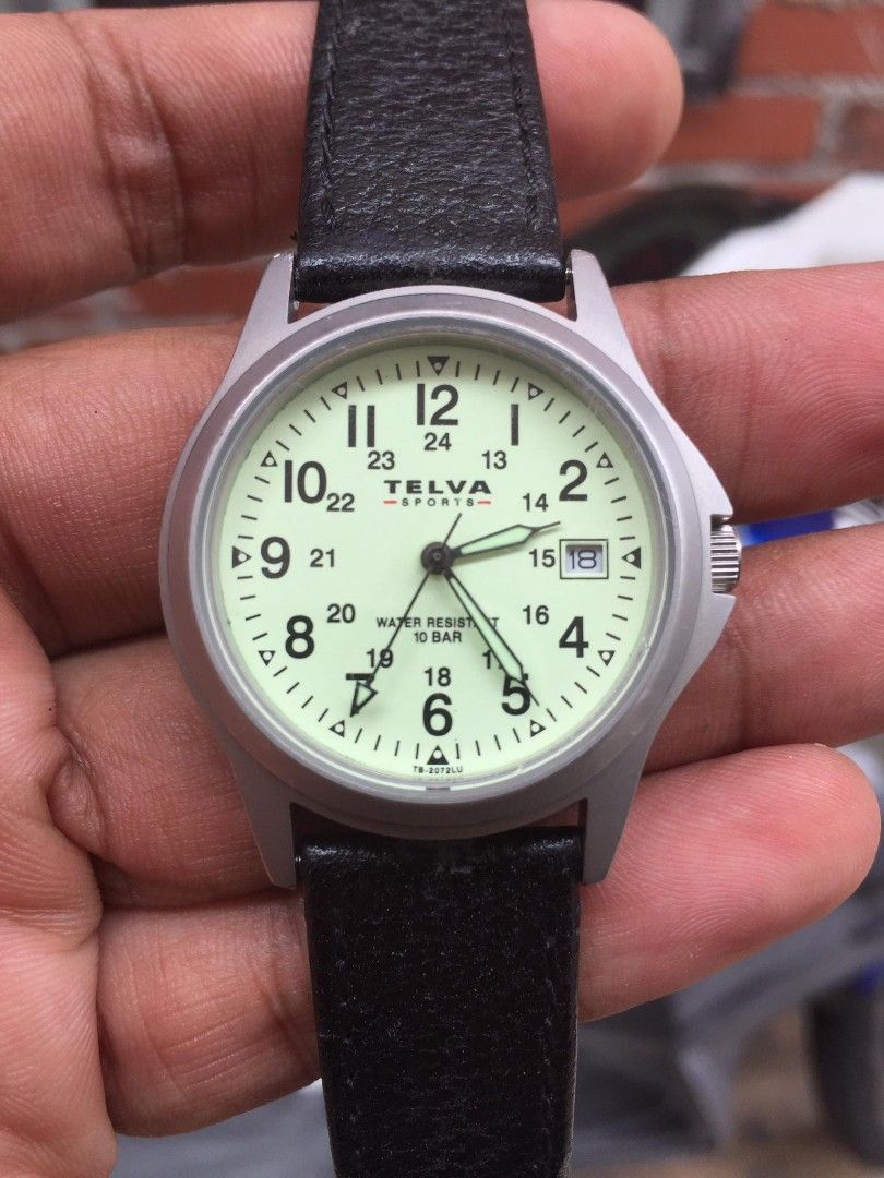 TELVA CREPHA - Full Luminous Dial -, Men's Fashion, Watches ...