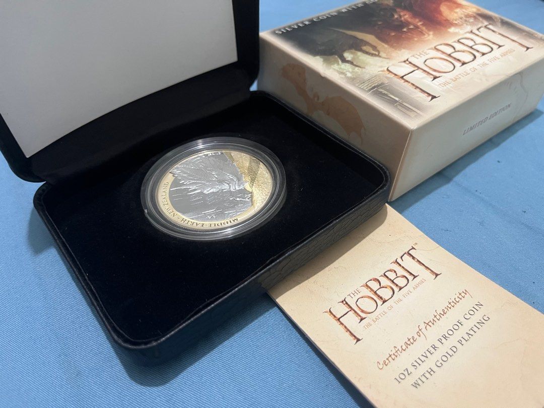 The Hobbit- Battle of the five armies limited edition coin, Hobbies ...