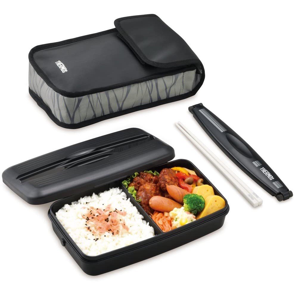 THERMOS DJB-805 BKGY Fresh lunch box 800ml Black Grey, TV & Home ...