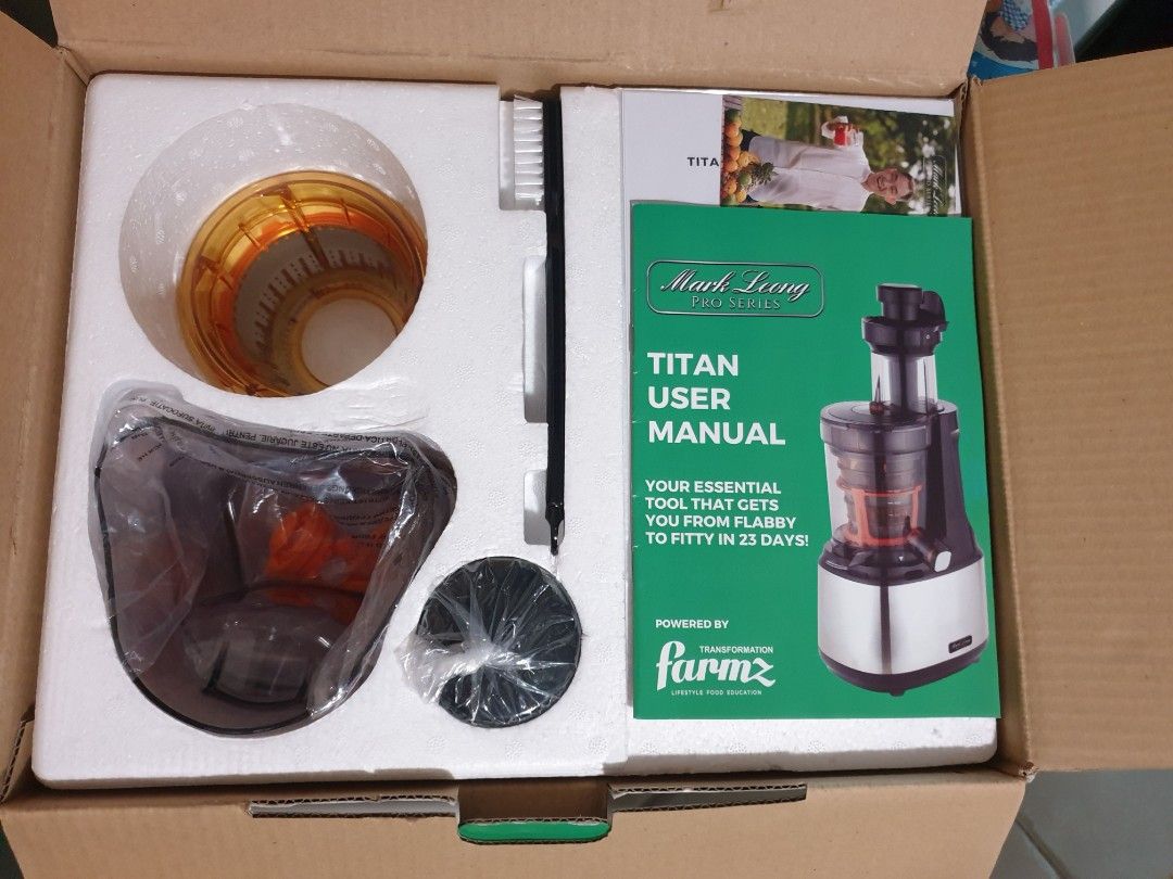 The Titan Pro Top Range Slow Juicer - Still New The Top Notch Titan Pro ...
