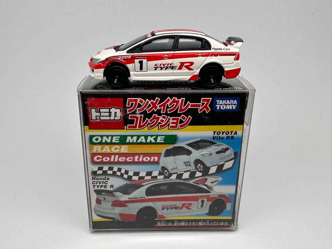 Tomica Honda Civic Type R FD2 One Make Race Collection 罕有 拉花, 興趣及遊戲, 玩具 ...