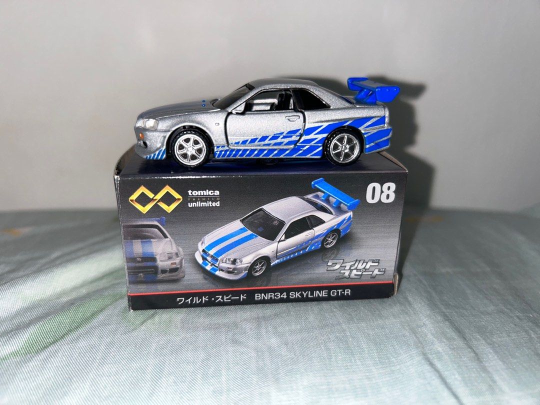 Tomica Premium Unlimited Fast and Furious R34, Hobbies & Toys, Toys & Games on Carousell