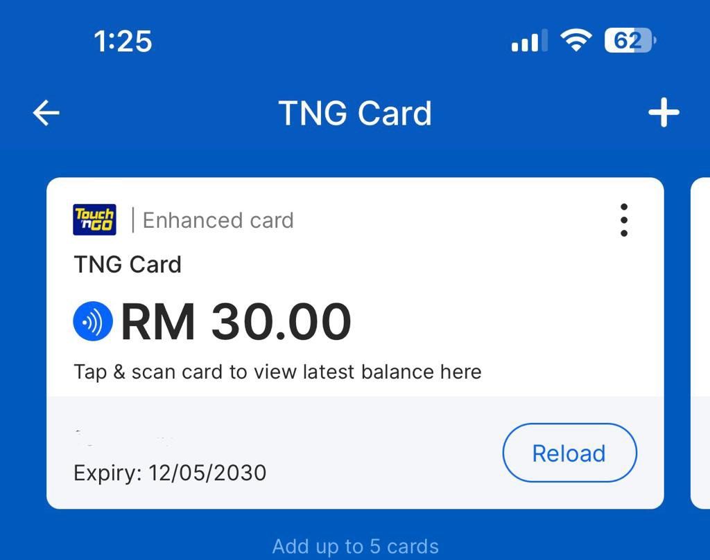 (Free TNG Stick) TNG Touch & Go Card NFC, Hobbies & Toys, Travel ...