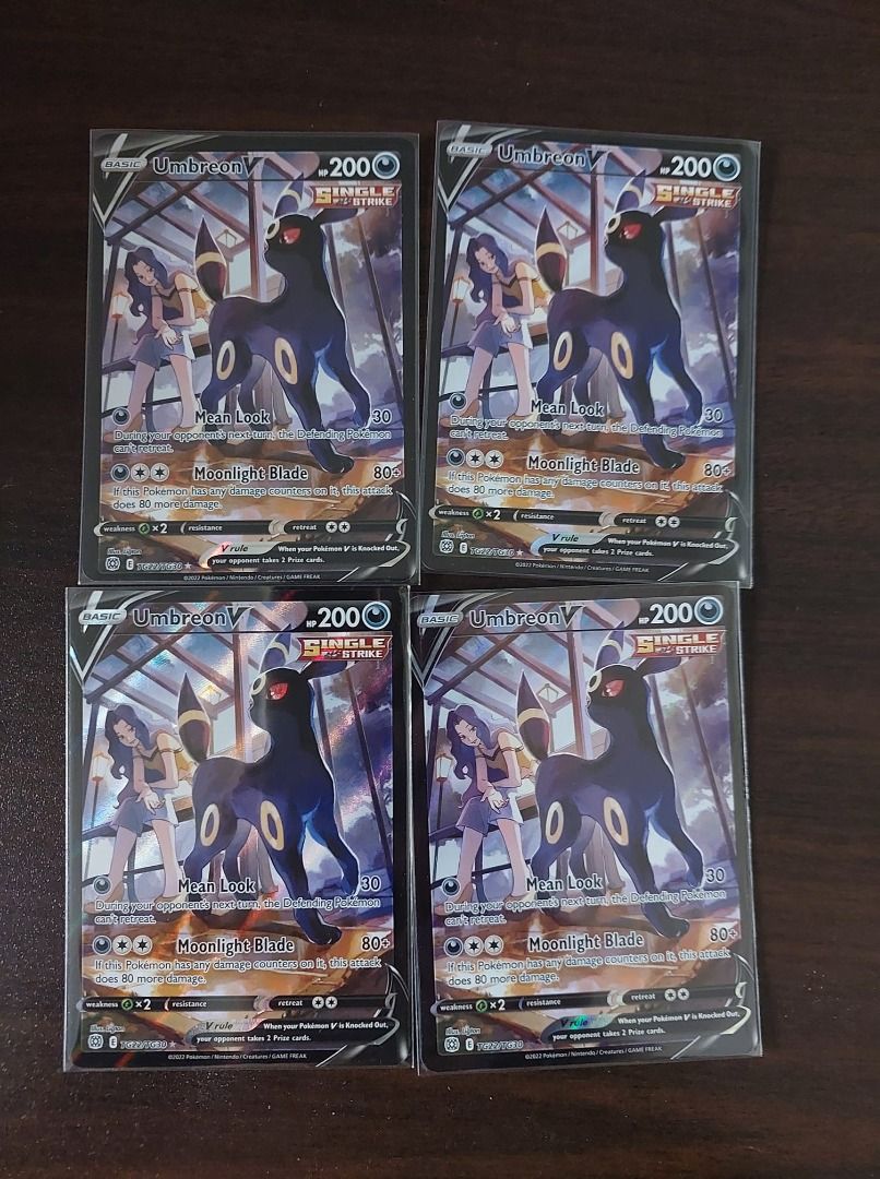 UMBREON V FULL ART TRAINER GALLERY POKEMON TCG CARDS BRILLIANT STARS ...