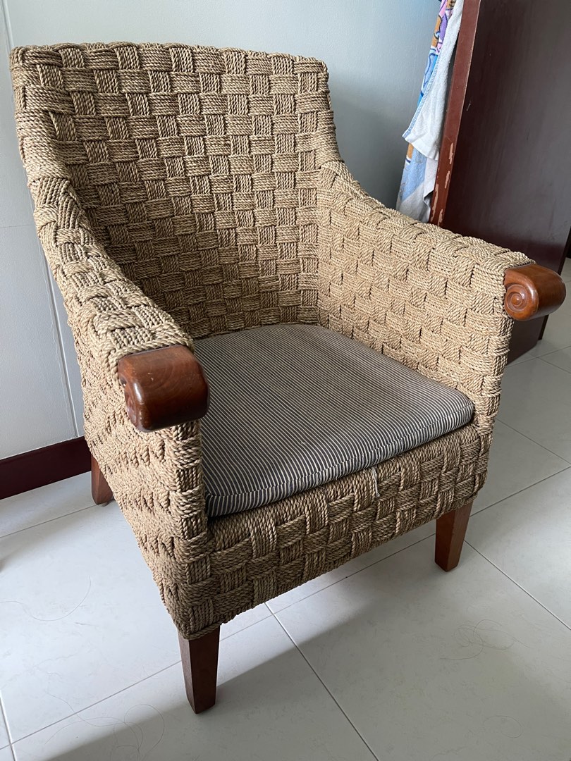Unique rope chair, Furniture & Home Living, Furniture, Chairs on Carousell