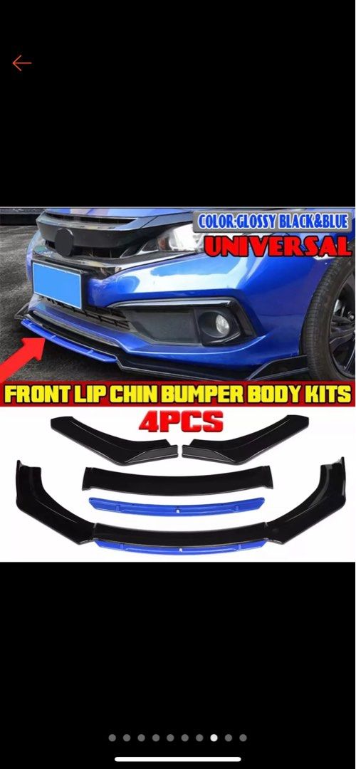 Universal front lips/diffuser, Auto Accessories on Carousell