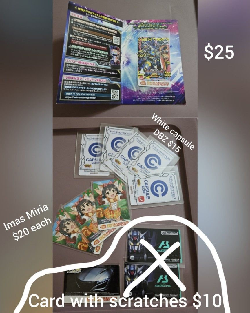 [UPDATED 18 Oct 23] BANAPASSPORT SALE (SOME can be used like aime/e-amusement) Tags: (chunithm ...