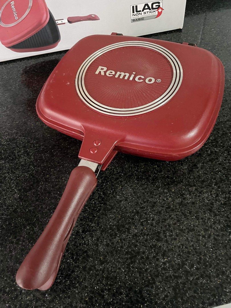 USED Remico Double Grill Pan, Furniture & Home Living, Kitchenware & Tableware, Cookware ...