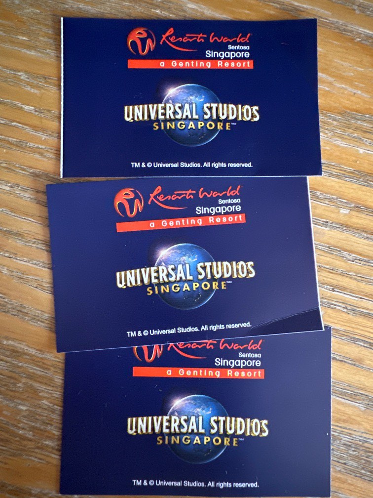 USS Store Retail Voucher SGD 15 Universal Studio Singapore, Tickets ...