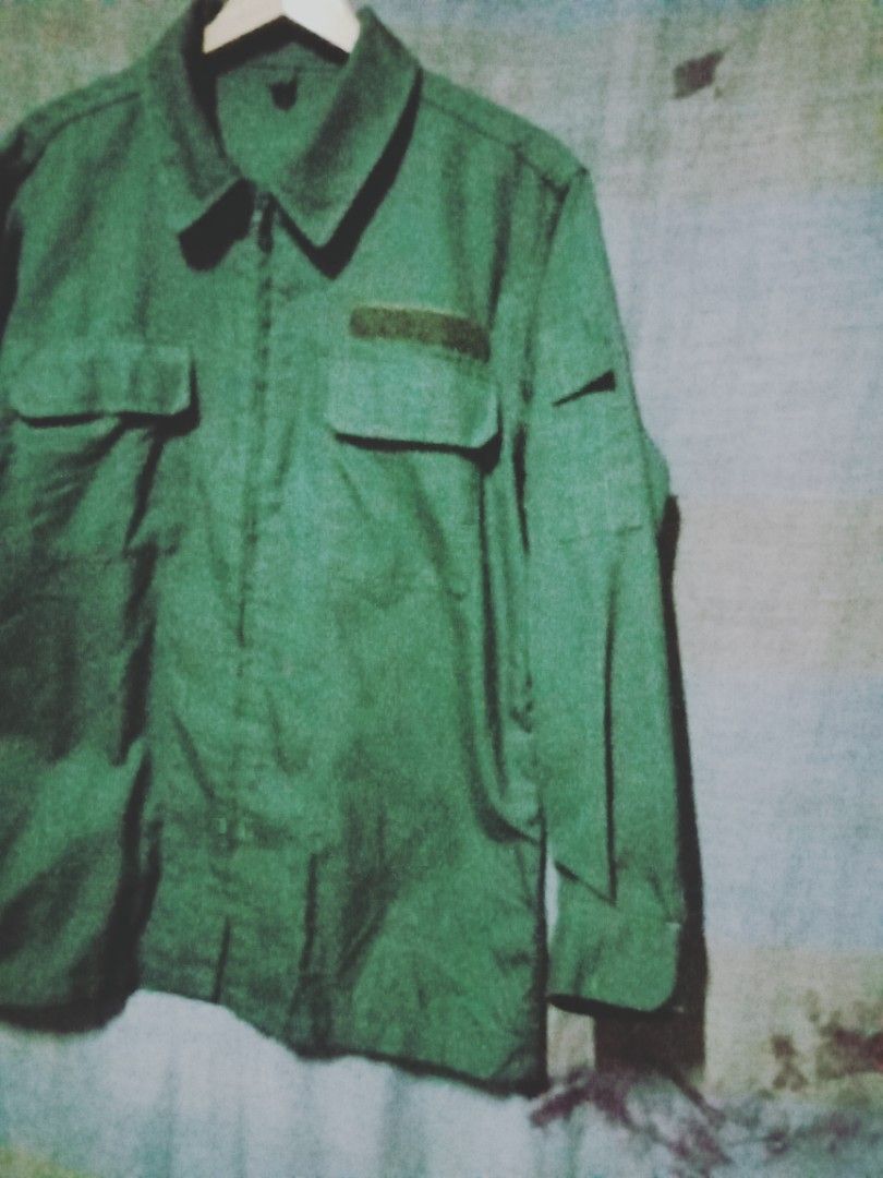 Vintage 1971 US Army OG-106 Flight Flyers Shirt, Men's Fashion, Tops ...