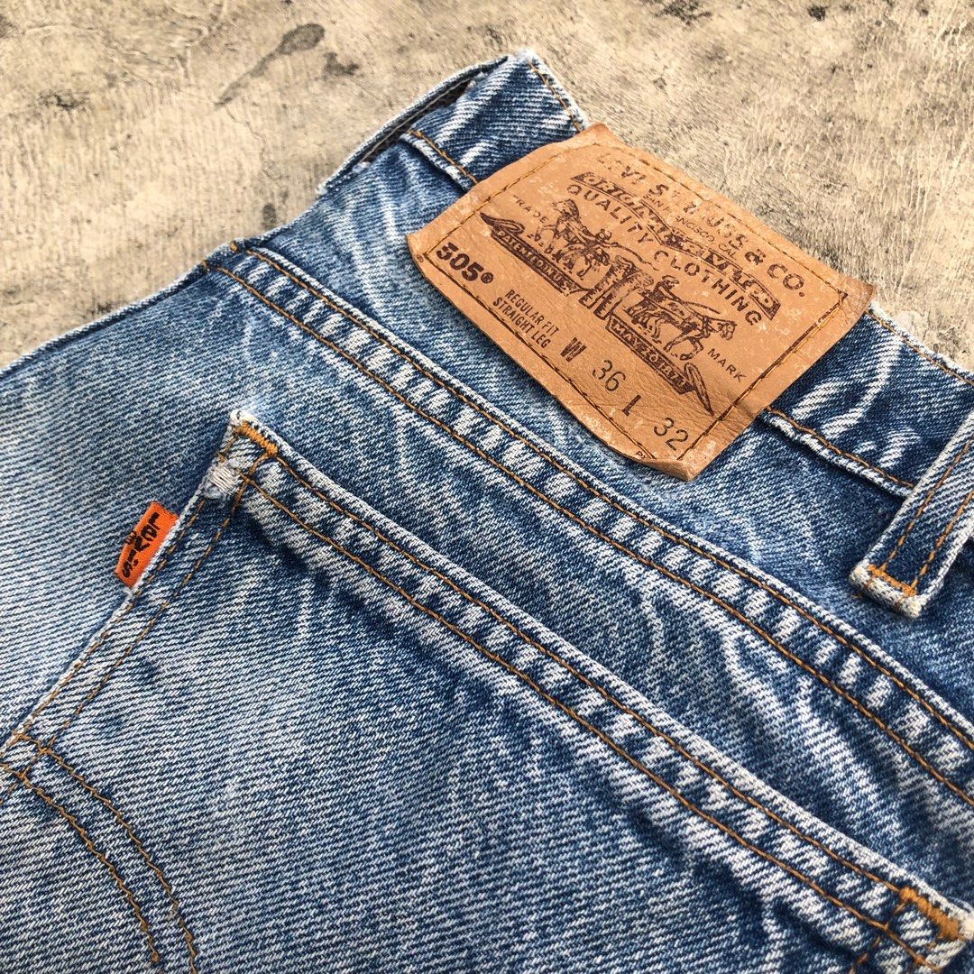 Vintage Levi's 505 Orange Tab on Carousell