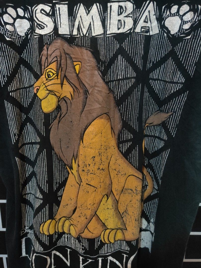 Vintage Simba Lion King Singles All The Way Tshirt on Carousell