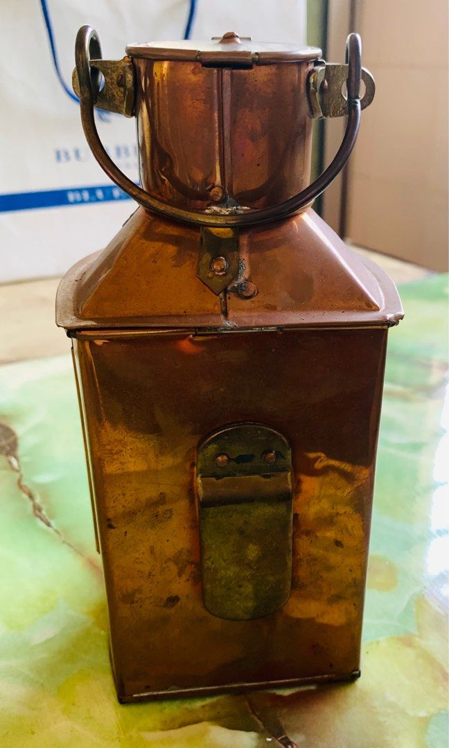 Rare Antique Tung Woo Copper Stern Lantern/Lamp, Hobbies & Toys ...