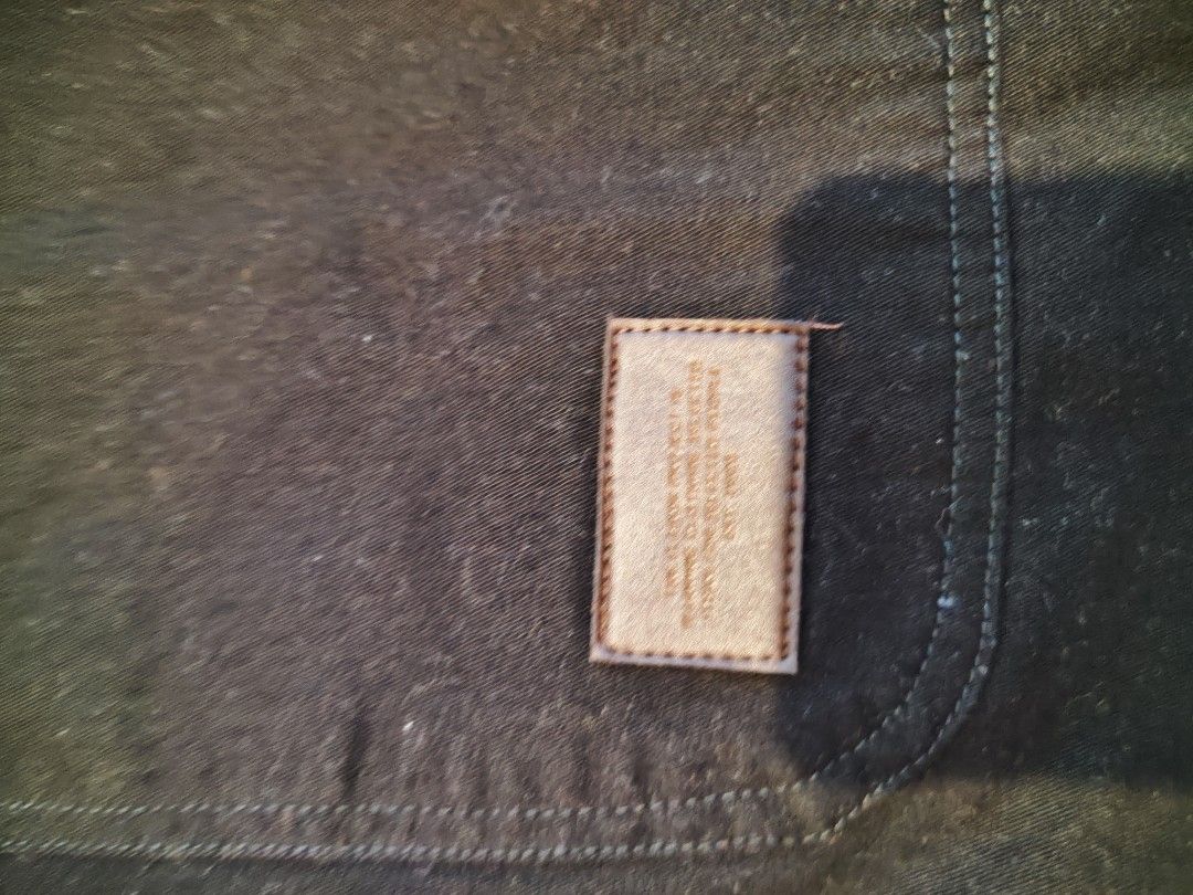 Warning wrng jacket, Fesyen Pria, Pakaian , Baju Luaran di Carousell