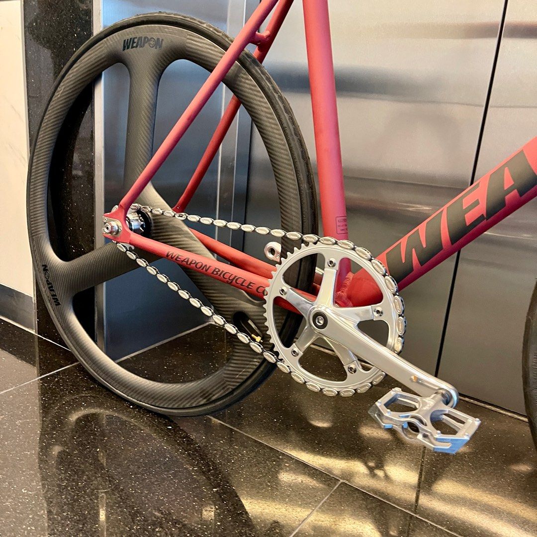 Weapon fixie bike/fixie gear bike/frame set $450/complete bike $750 ...