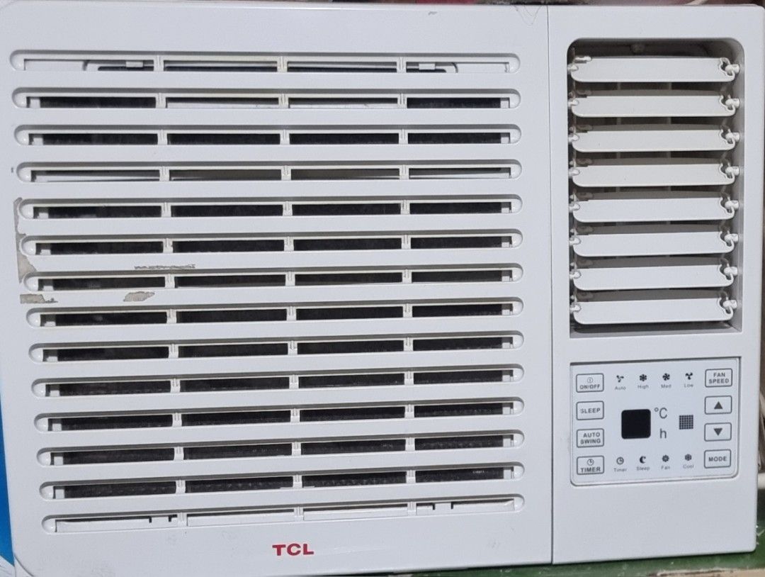 Window Type AC - TCL TAC 09CWR 1.0HP, TV & Home Appliances, Air ...