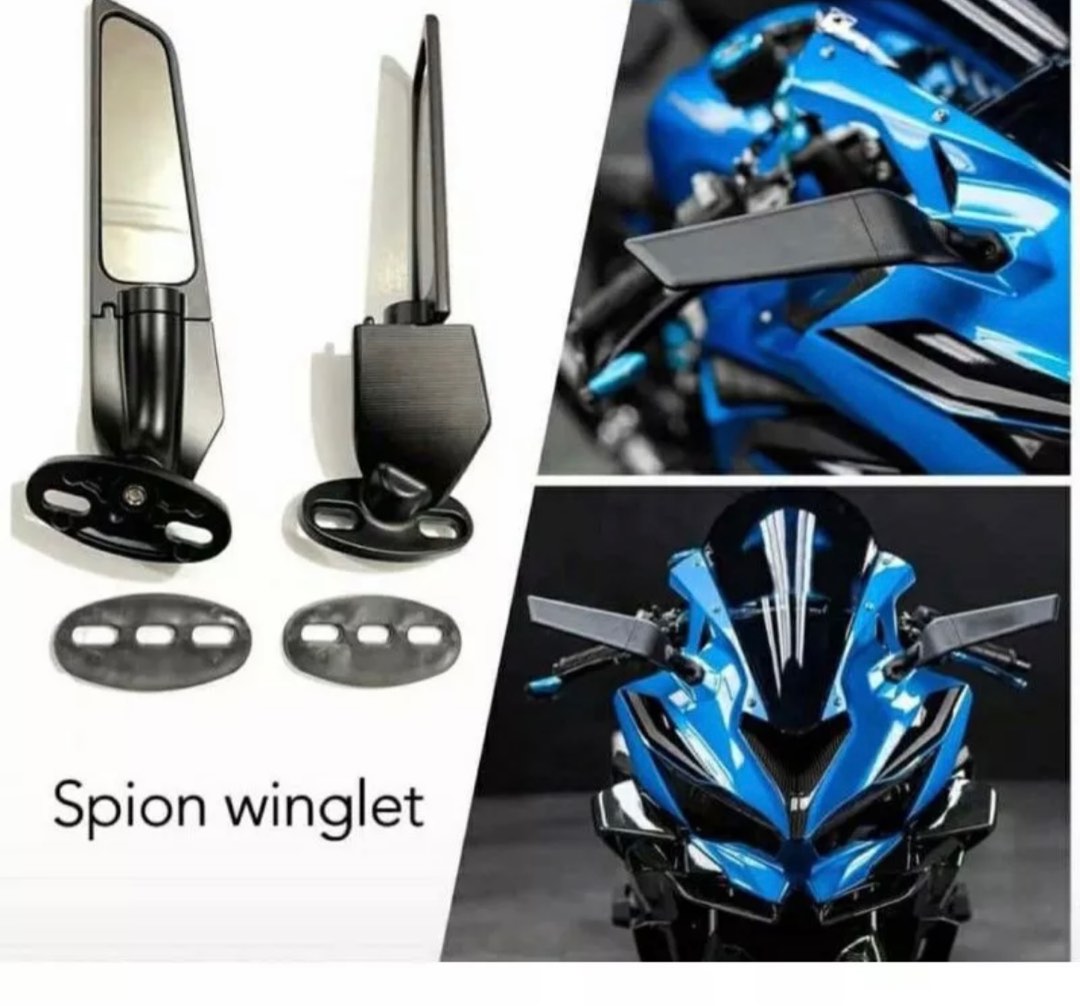 Winglet Stealth Mirror, Motorcycles, Motorcycle Accessories on Carousell