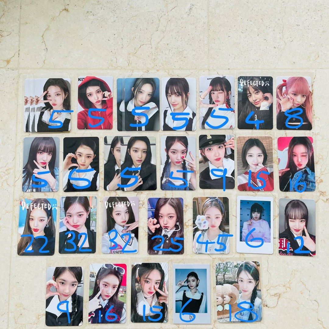 wts ive pcs (gaeul yujin rei wonyoung liz leeseo photocard), Hobbies & Toys, Memorabilia ...