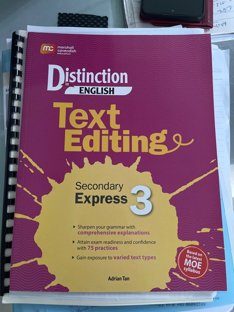 WTS sec 3 English editing book, Hobbies & Toys, Books & Magazines ...