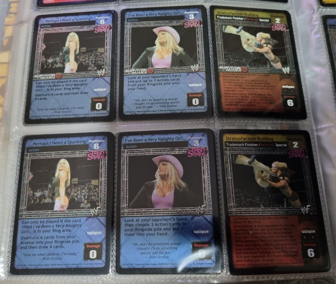 WWE WWF RAW DEAL Trish Stratus Cards, Hobbies & Toys, Toys & Games on ...