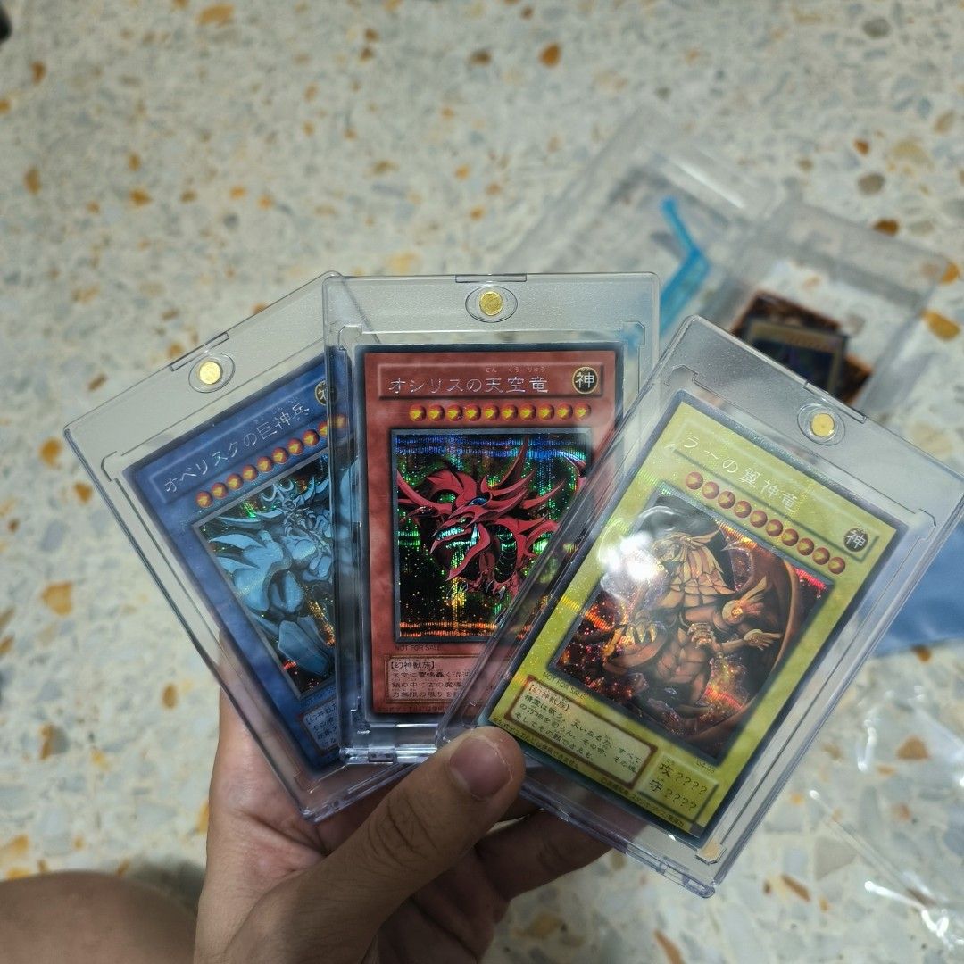 Yu-Gi-Oh! 2000 Nitendo Limited Promo 3 Egypt god card / Dark Magician UR lb-05 PSA9, Hobbies ...