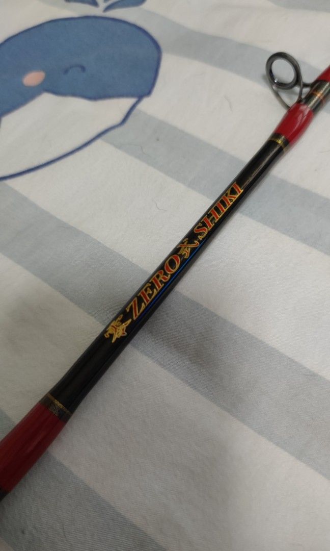 Zenith Zero Shiki 55B-12 Fishing Jigging Overhead Rod, Sports Equipment ...