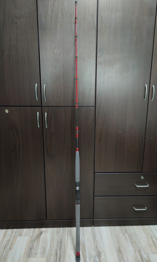 Zenith Zero Shiki 55B-12 Fishing Jigging Overhead Rod, Sports Equipment ...