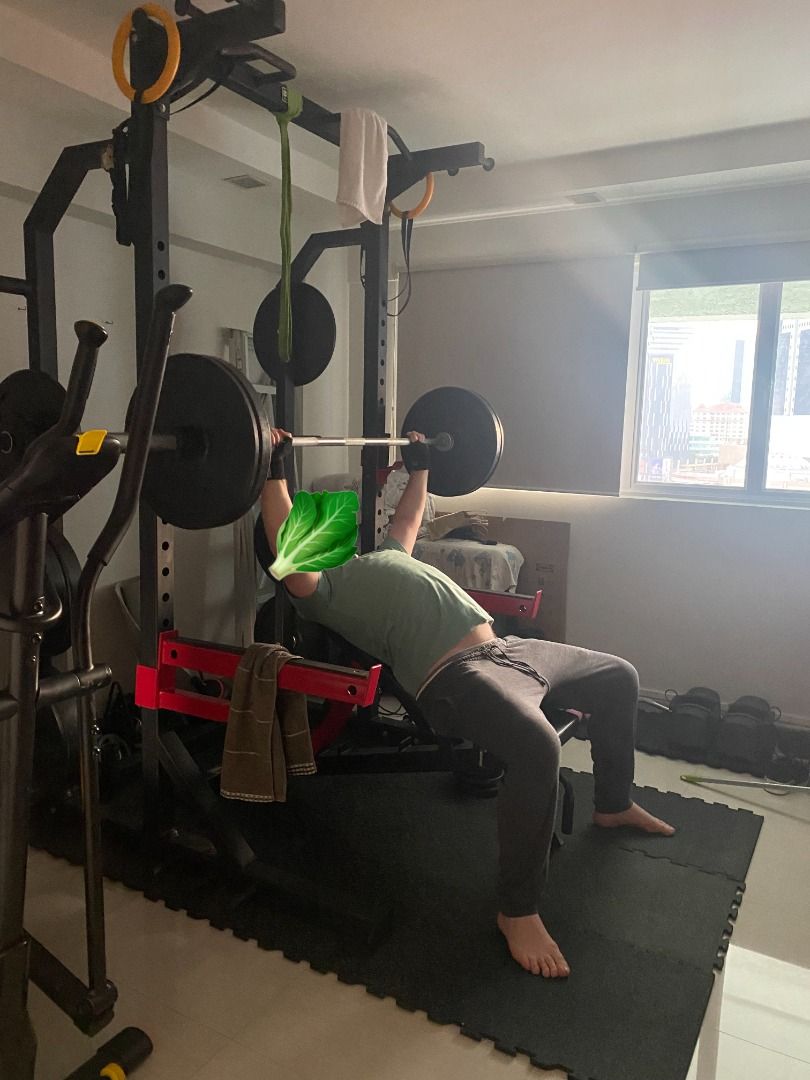 ZIVA Olympic Rubber Bumper Weight Plate Set 5-25kg, Sports Equipment ...