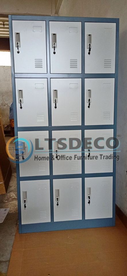 12door steel locker office partition and furnitures on Carousell