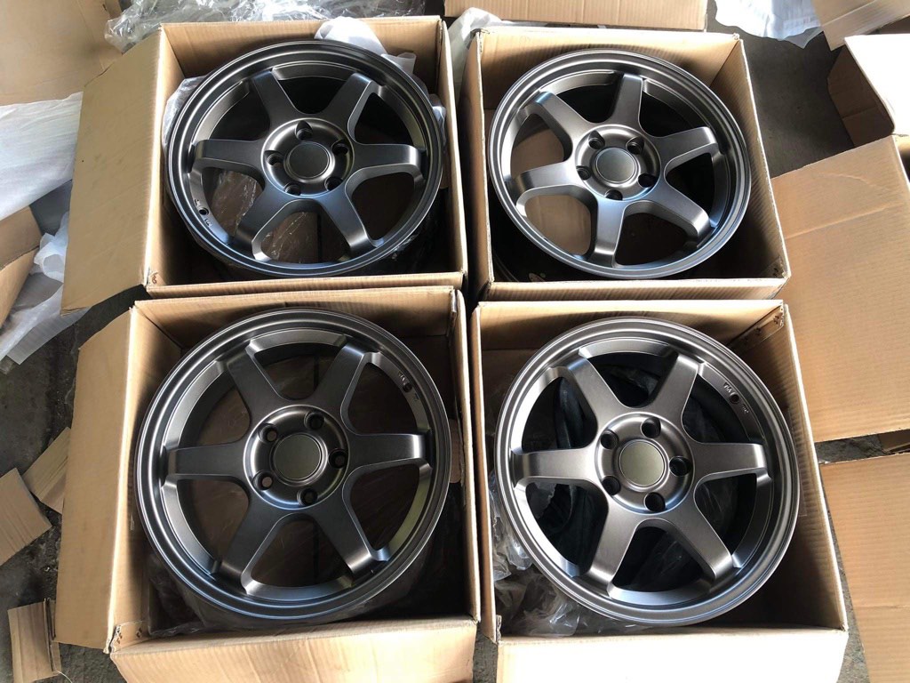 16” TE37 Design code STW457 Bronze mags 5Holes pcd 114 Bnew on Carousell